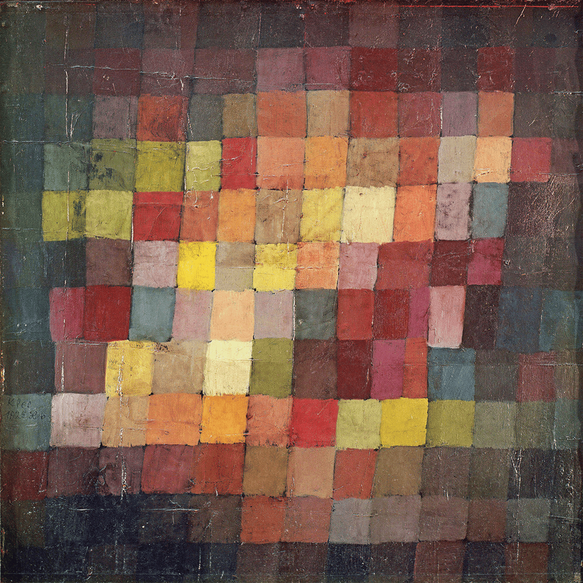 Ancient Harmony - Abstract by Paul Klee 1925 - Abstract Wall Art ...