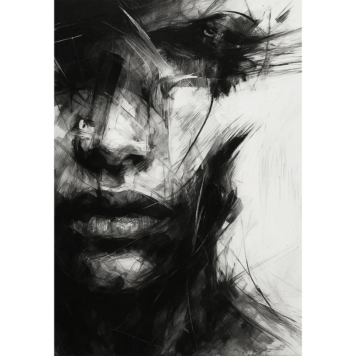 Monochrome Female - Wall Art Photo Poster – The Art Print Company