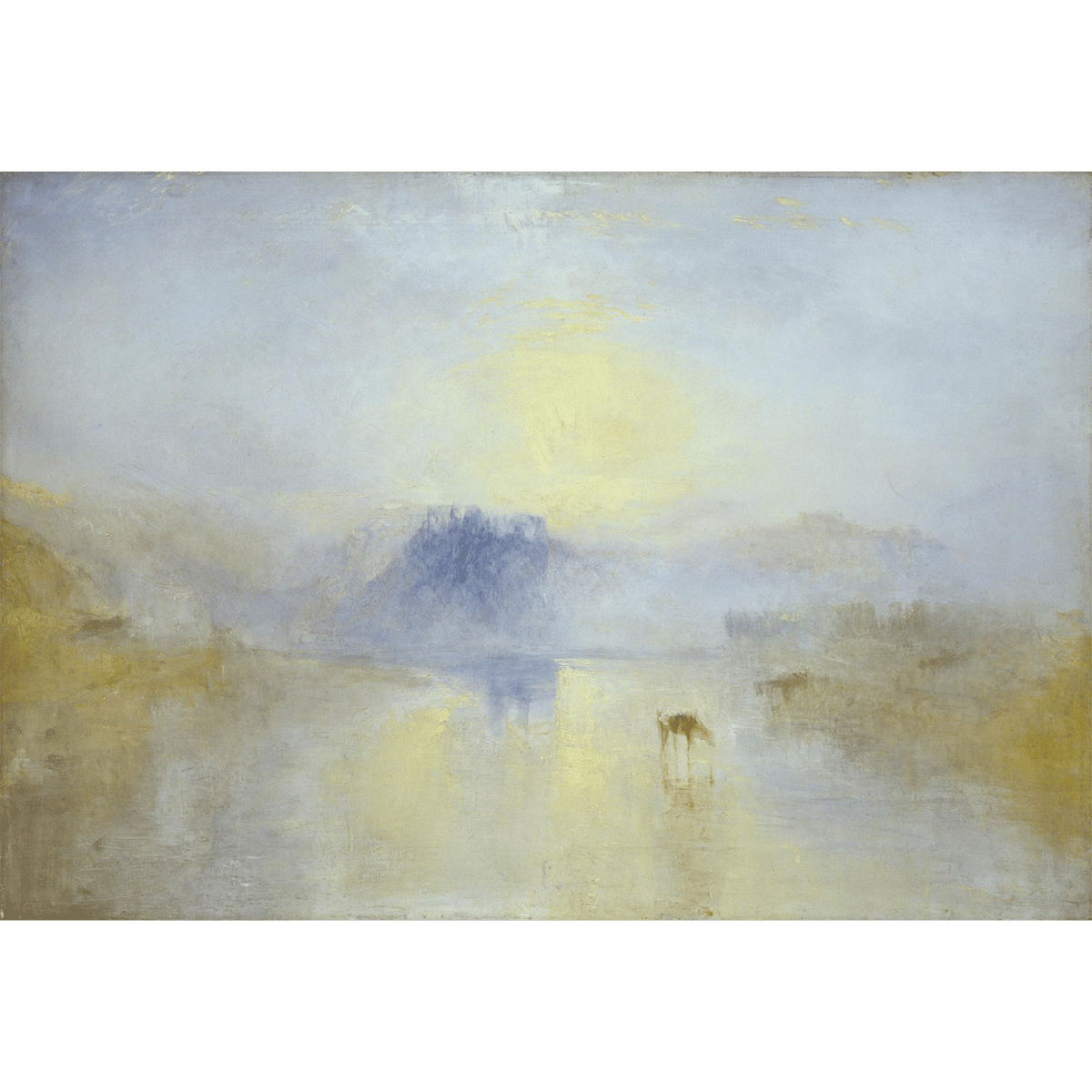 Norham Castle, Sunrise by J.M.W. Turner - Wall Art Photo Poster Print ...