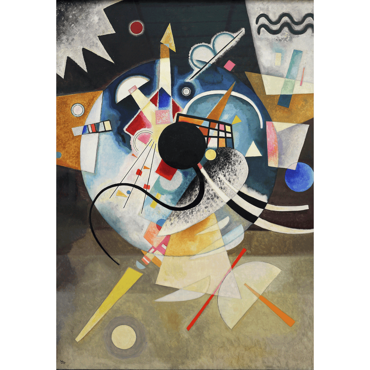 A Centre - Abstract by Wassily Kandinsky 1924 - Wall Art Photo – The ...