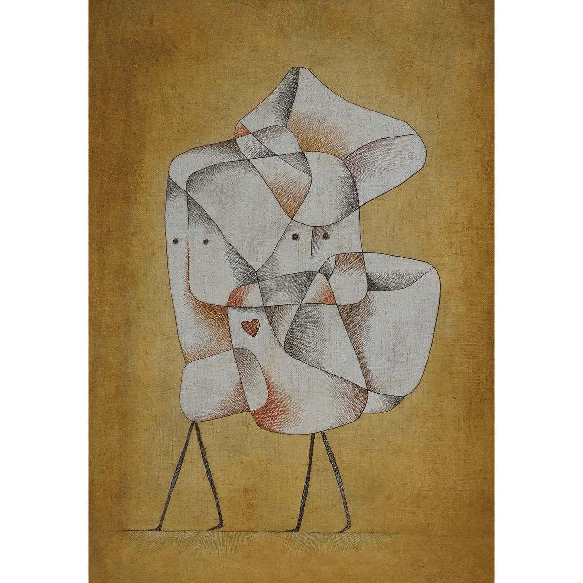 Siblings - Abstract by Paul Klee - Wall Art Photo – The Art Print Company