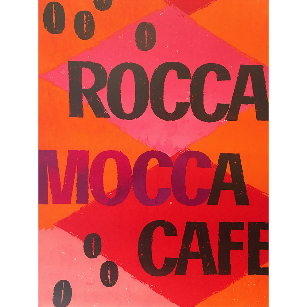 Rocca Mocca Cafe Typography Art - Wall Art Photo Poster – The Art Print ...