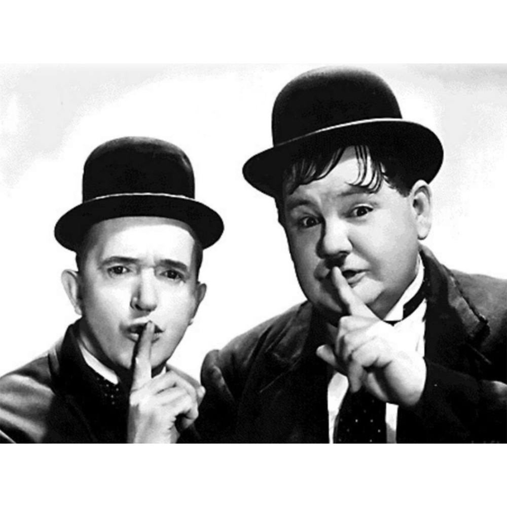 Laurel and Hardy Shush Movie - Wall Art Photo Poster Print – The Art ...