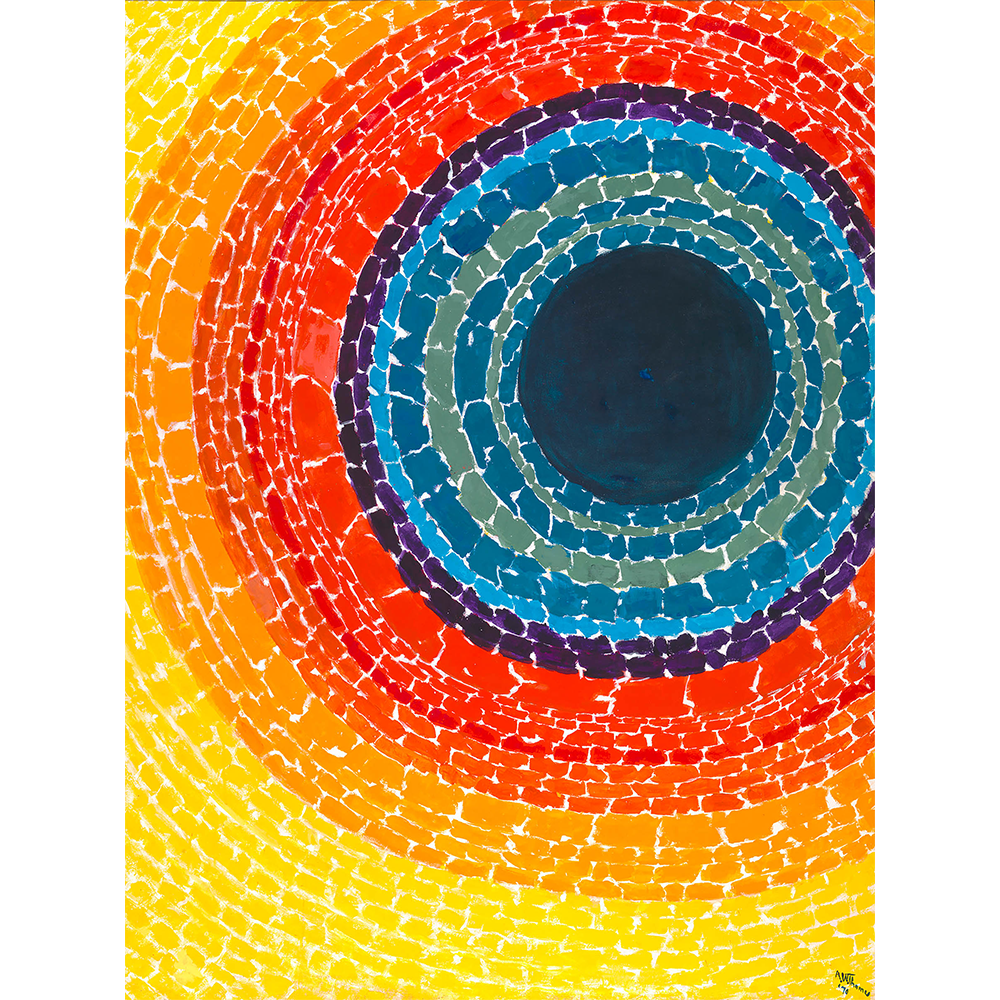 The Eclipse Abstract by Alma Thomas 1970 - Wall Art Photo Poster Print ...
